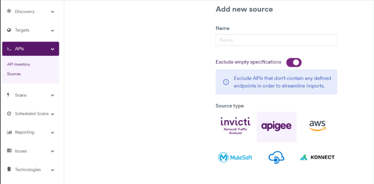 Troubleshooting Guide: API Discovery – Missing Credential Fields on Add New Sources Screen ...