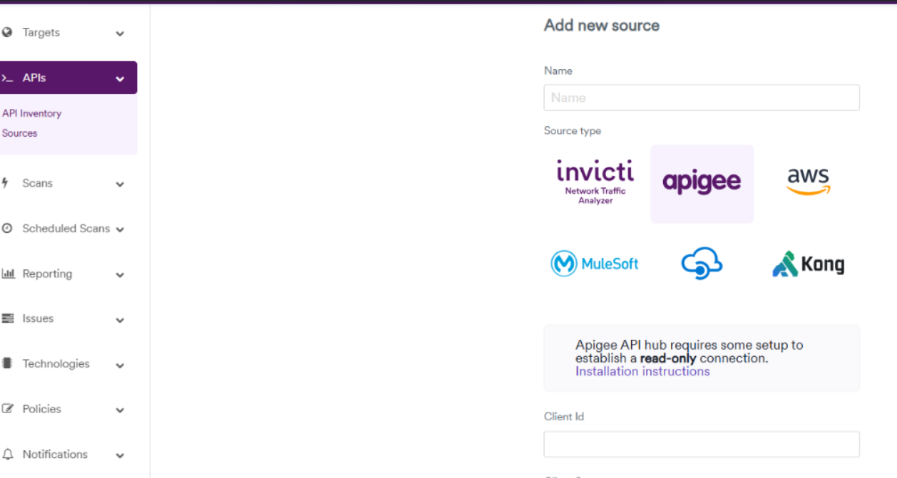 Troubleshooting Guide: API Discovery – Missing Credential Fields on Add New Sources Screen ...